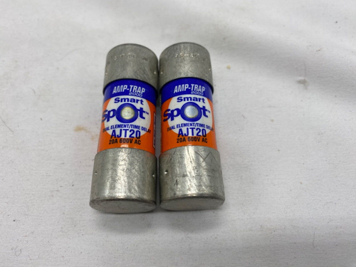 Bulk qty 2, AmpTrap 2000 fuse AJT20 dual element time delay smart spot ...