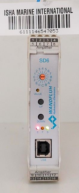Wandfluh Hydraulics Electronics SD6 Digital Controller SD6201D20-AA for ...
