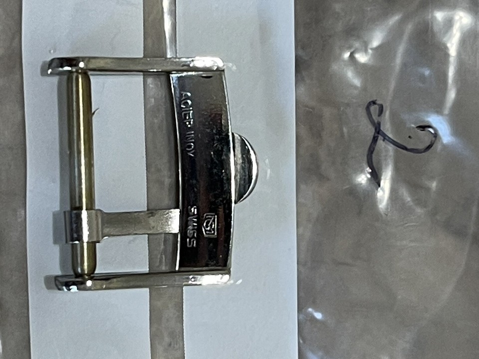 Original Omega Buckle Stainless Steel 16 mm. Swiss Made 1966s | eBay