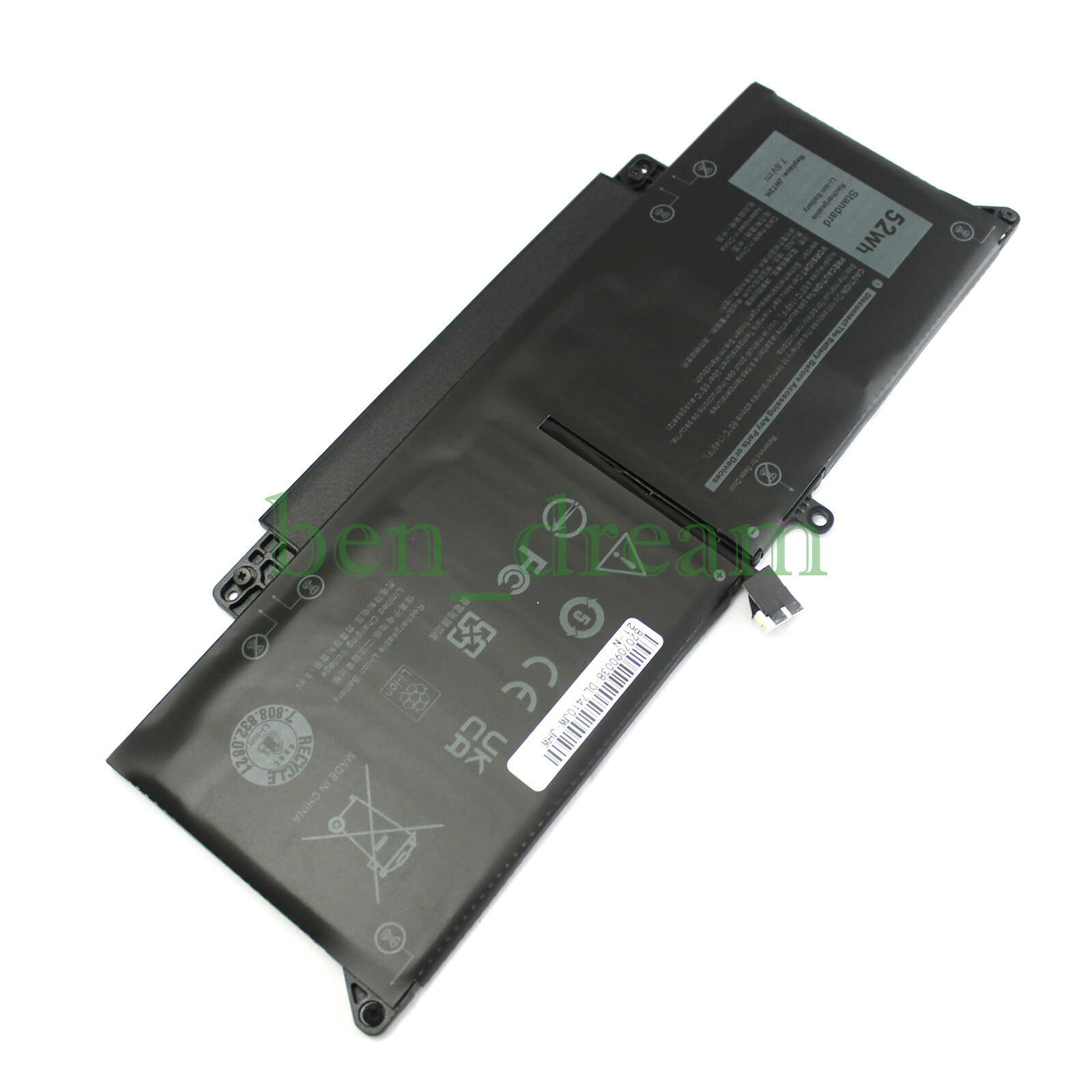 New JHT2H 52Wh Battery for Latitude 7310 7410 series 04V5X2 0HRGYV ...