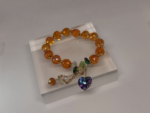 Crystal Stretch Bracelet Made With Swarovski Beads | eBay