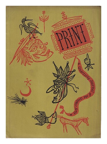 PRINT COLLECTOR'S QUARTERLY Print. A quarterly journal of the graphic ...