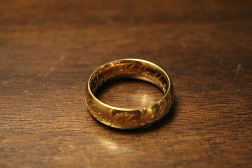 Gold Plated Lord of the Rings One Ring (Chain not Included) | eBay