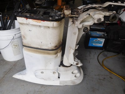 Johnson outboard 150 hp 2 stroke j150VXSIF midsection | eBay