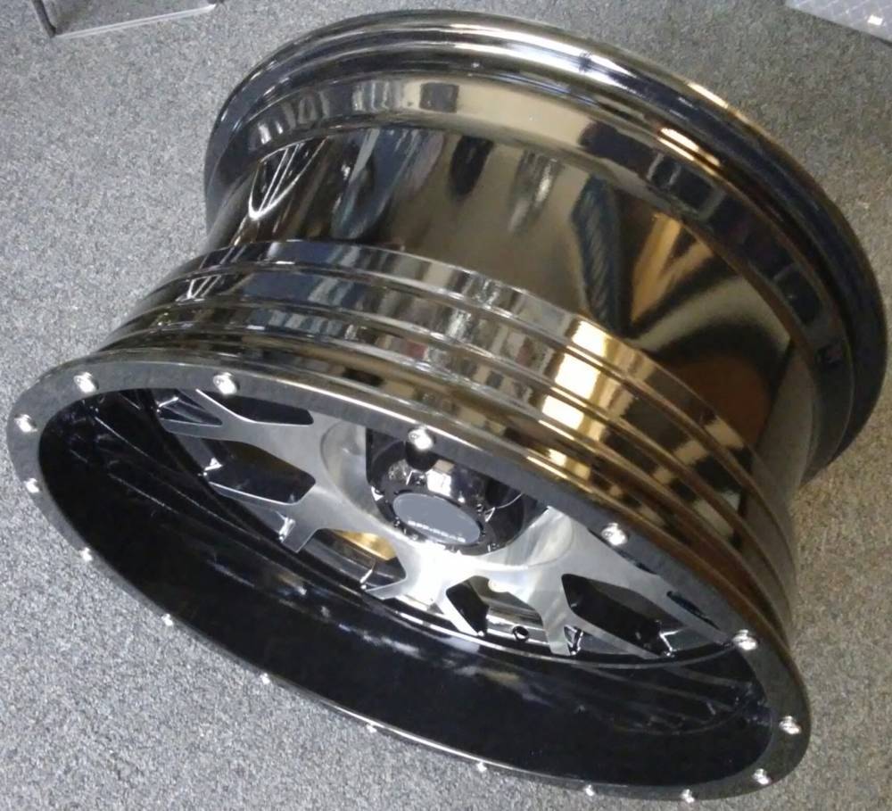 18x9 Full Throttle FT-0151 Sniper 5x139.7 Machine Black Wheels -12mm | eBay