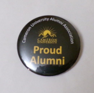 Cameron University Alumni Association Proud Alumni, Button, 2 1/8" (CS ...