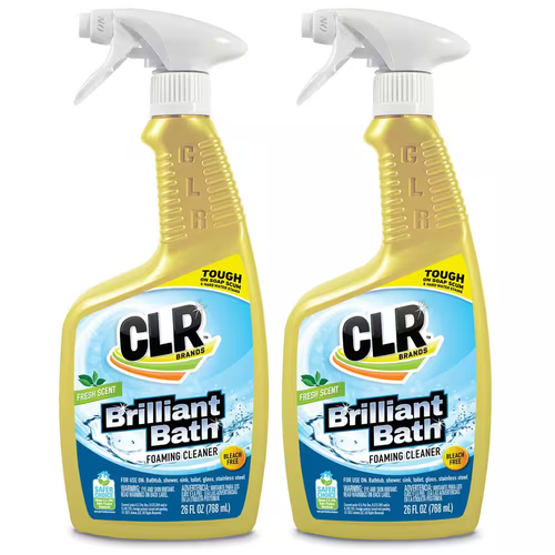 CLR Brilliant Bath Bathroom & Kitchen Cleaner 26 oz 2 Pack New Free ...