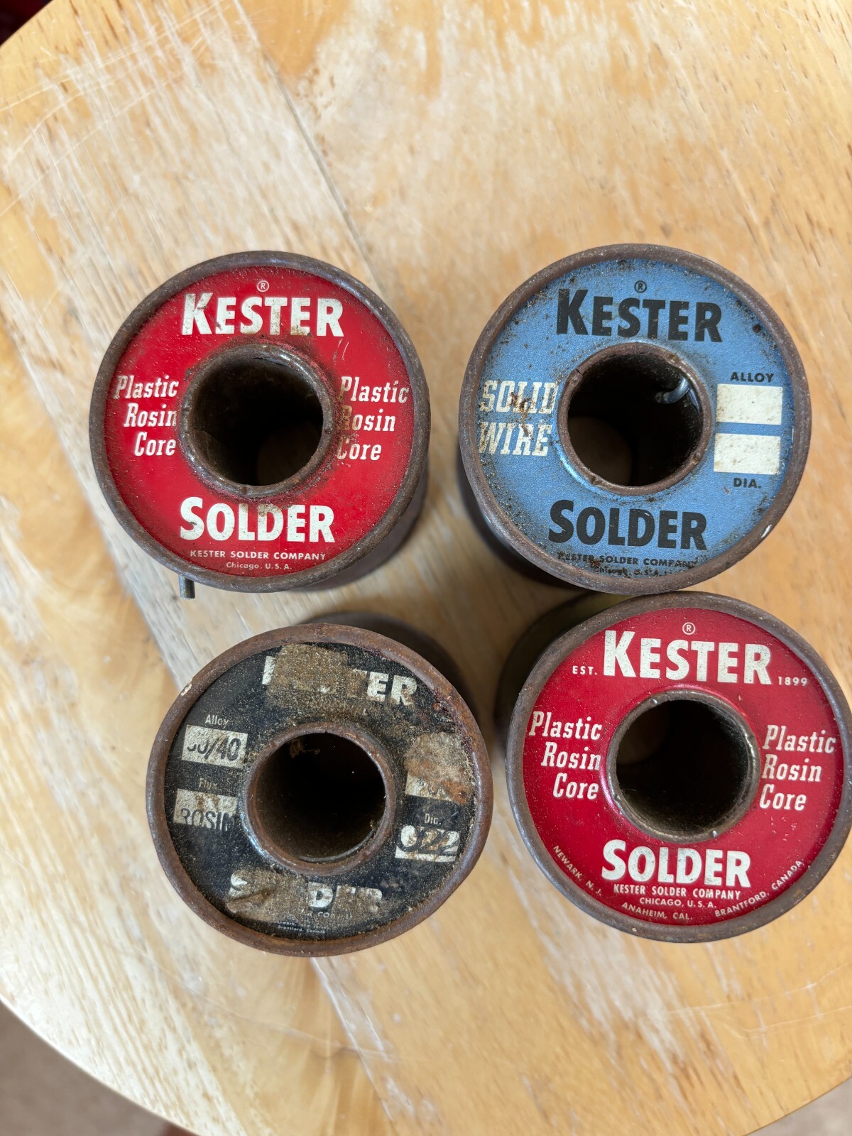 Vintage Kester Solder-4 rolls (2.7 pounds total) - Used | eBay