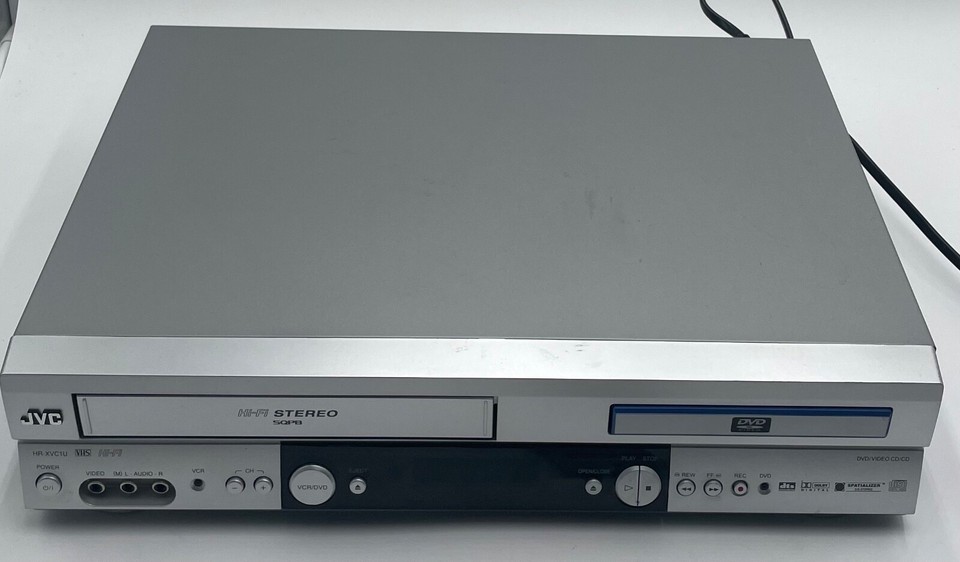 JVC HR-XVC1U DVD VCR Combo With Remote VHS Player Recorder Hi-Fi Stereo ...
