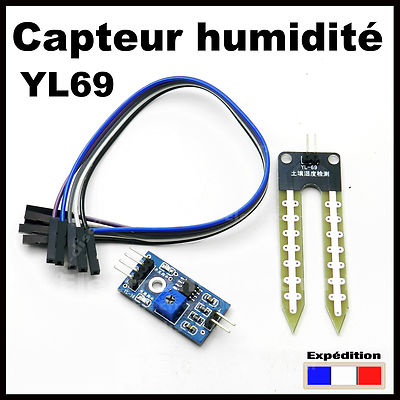 5126# Hygromètre YL69 Module détection humidité pour projet Arduino ...