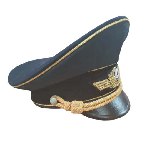 WW2 German Luftwaffe Airforce Generals Officers Peak Visor Costume Hat ...