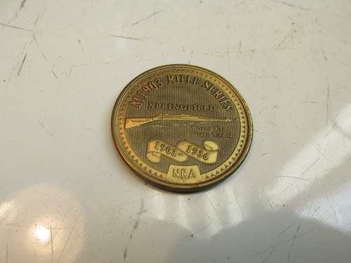 NRA Challenge Coin M1903 Springfield Rifle Series WWI WWII Brass | eBay