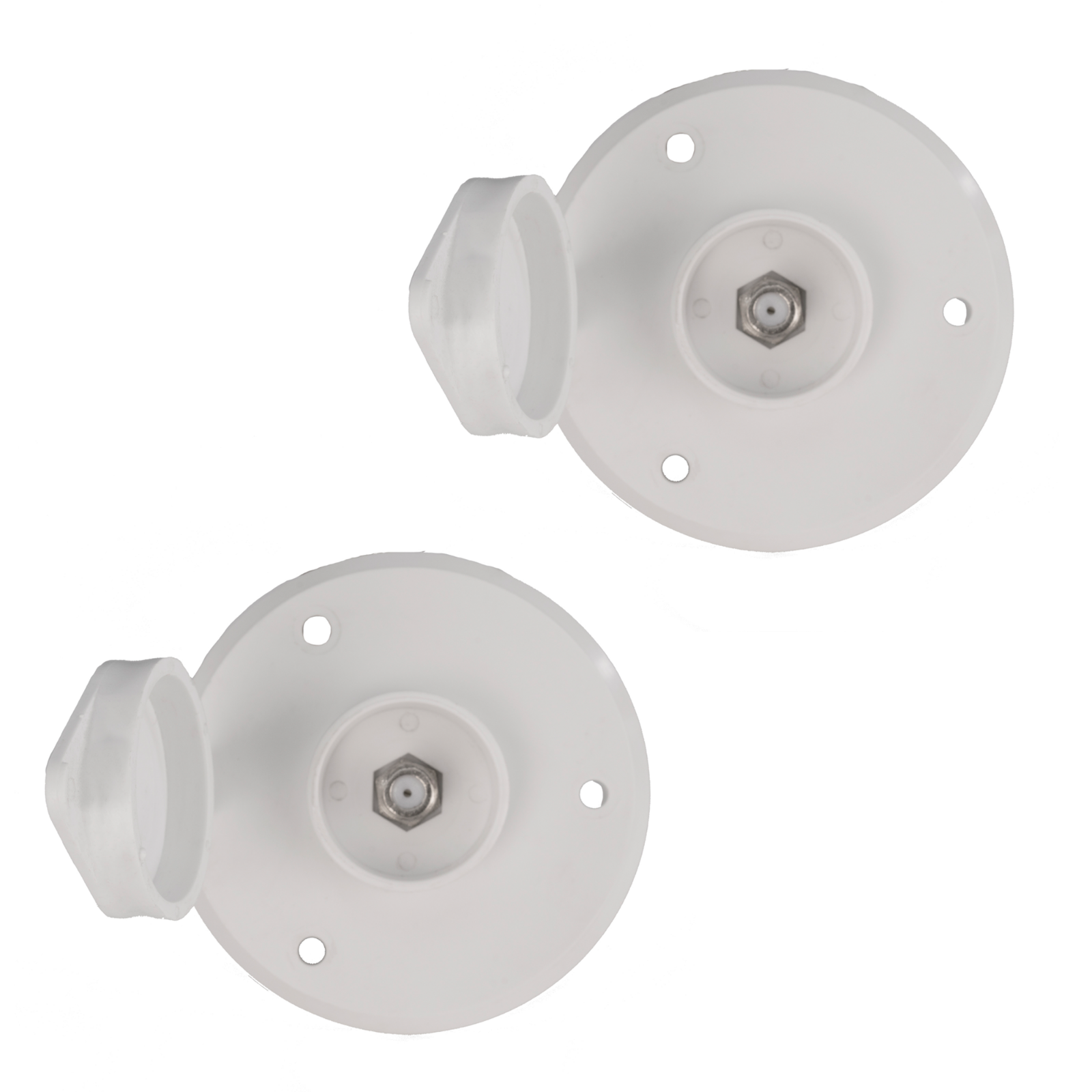 RV Cable TV Wall Plate Coaxial Cable RF Connector Black Or White Socket ...