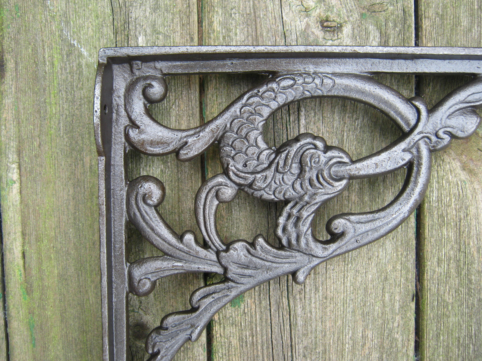 Toilet Cistern Cast Iron Brackets 'The Water Serpent' -Pair Victorian ...