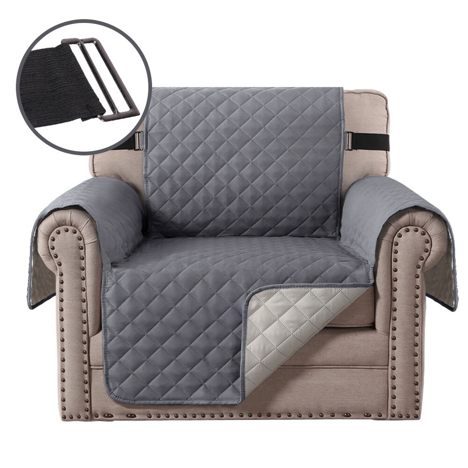 Sofa Covers Quilted Throw Washable Anti Slip Cover Couch Furniture ...
