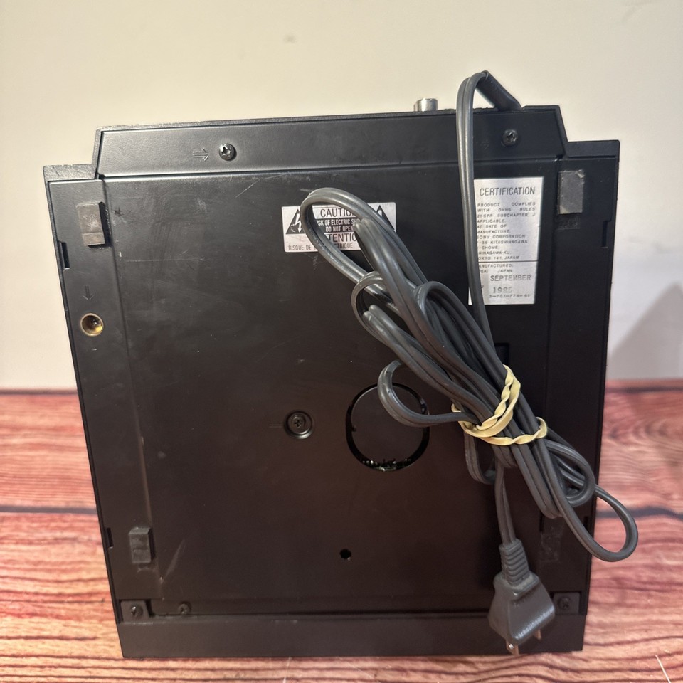 Vintage 1985 RARE SONY CDP-7F CD/CDR Deck/Player Japan EXCELLENT ...