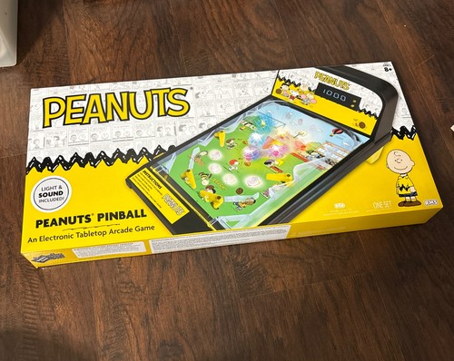 Peanuts SNOOPY Electronic Tabletop Arcade Game PINBALL Machine w ...