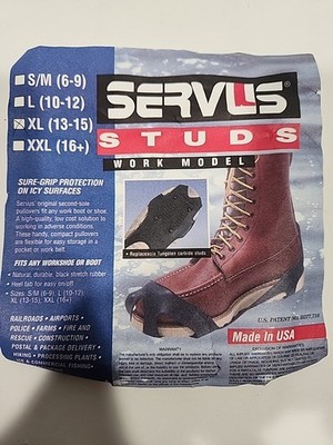 Servus Studs Sure Grip Protection On Icy Surfaces Size XL | eBay