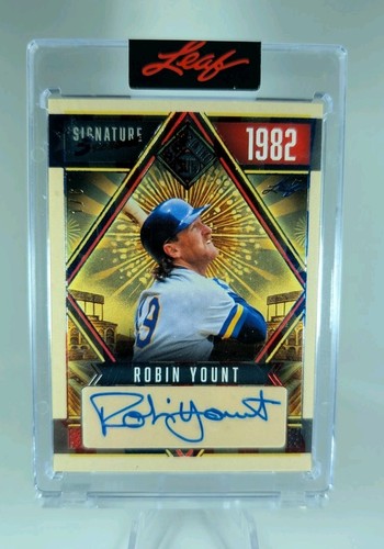 2025 Leaf Seasons In The Sun Signature Seasons Robin Yount Auto /6 | eBay