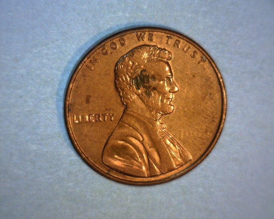 (1994) LINCOLN CENT, 🌟STRUCK THROUGH GREASE/DEBRIS🌟"NICE"🌟US ERROR COIN | eBay