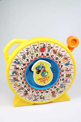 Mattel See N Say Mickeys ABC'S Alphabet 1989 Vintage Tested Working | eBay