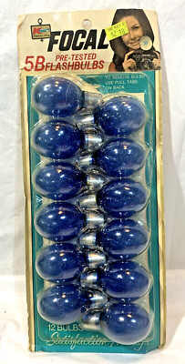 Vintage ~ K-Mart ~ FOCAL ~ 5B Flashbulbs ~ 12 Bulbs ~ New Old Stock | eBay