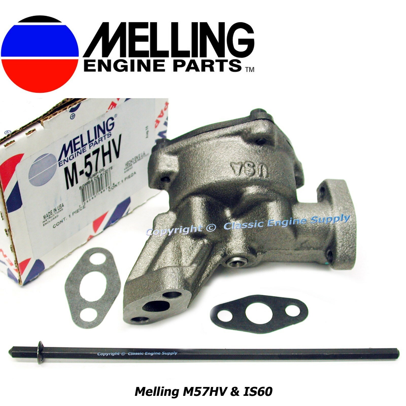 Melling HV Oil Pump & Shaft Ford FE 330 332 352 360 390 406 410 427 428 ...