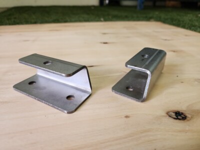 Low Profile Roof Rack Leg Mounts - HEAVY DUTY Stainless Steel ...