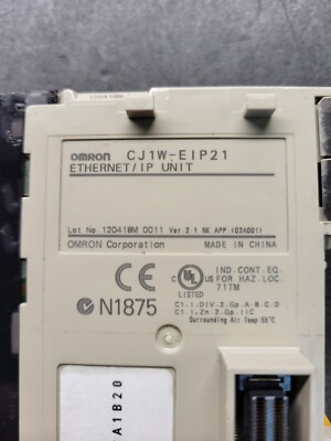 Omron CJ1W-EIP21 IP Ethernet Unit. | eBay