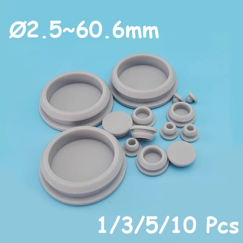 Ø2.5~60.6mm Grey Hole Plugs Blanking End Caps PVC Pipe Plug Silicone ...
