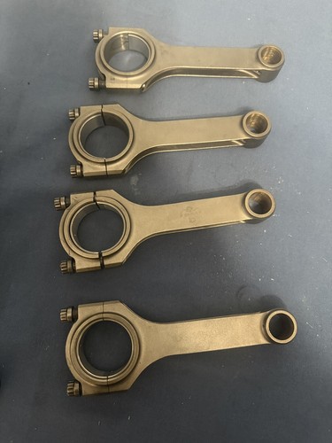 4 Eagle CRS-5900-MBB H-Beam Rods For 4g63 Mitsubishi | eBay