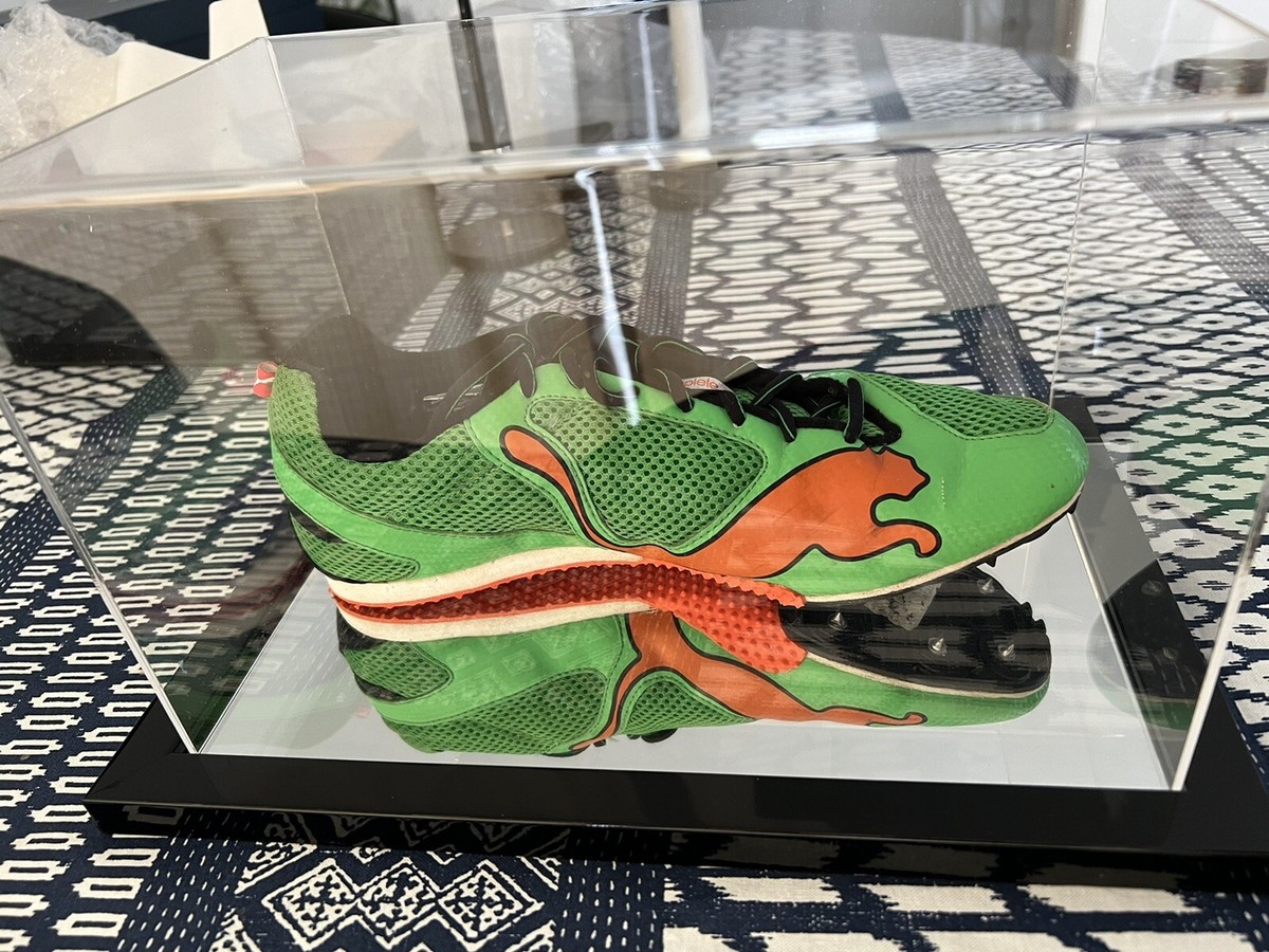 Usain Bolt Olympic Icon Presented With Custom Puma Boots