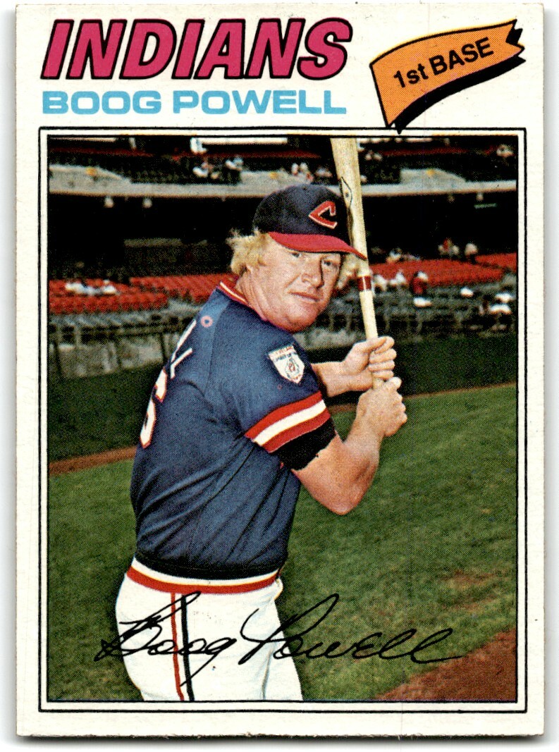 1977 TOPPS BOOG POWELL CLEVELAND INDIANS #206 | eBay