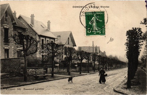 CPA Domont L'Avenue Glandaz FRANCE (1307897) | eBay