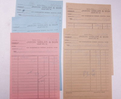 1934 Lamson Goodnow Jason Weiler and Son Boston MA Remittances Ephemera ...