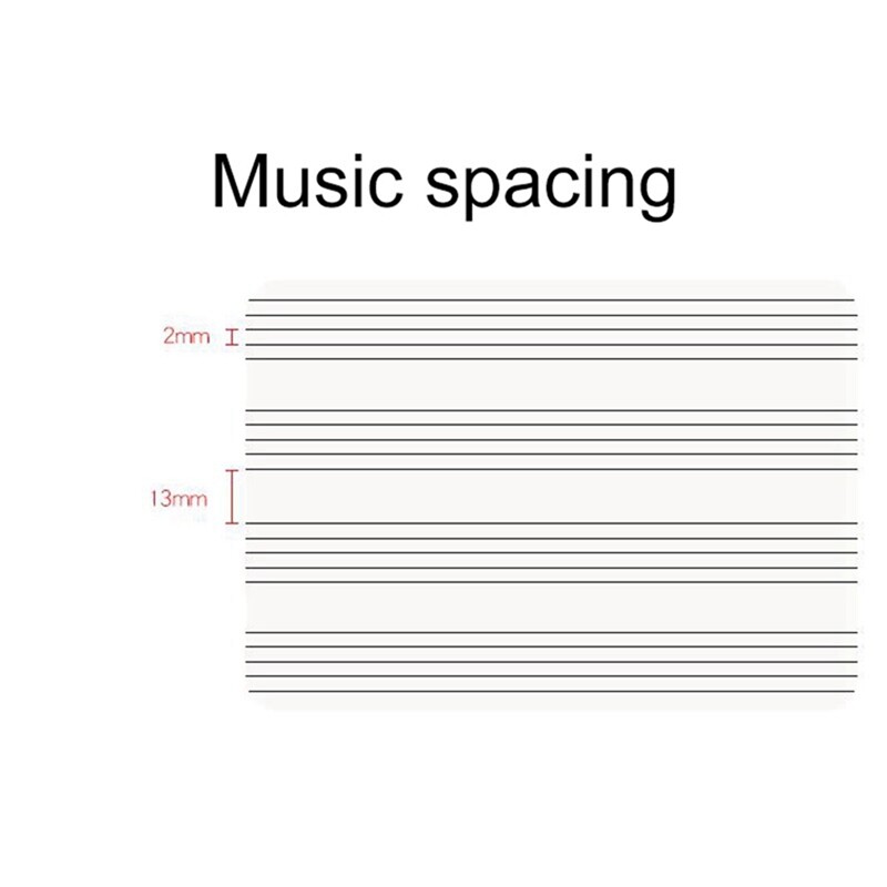 Five Lines Music Notes Notebook Music Tab Staff Stave Notebook L6B26495 ...
