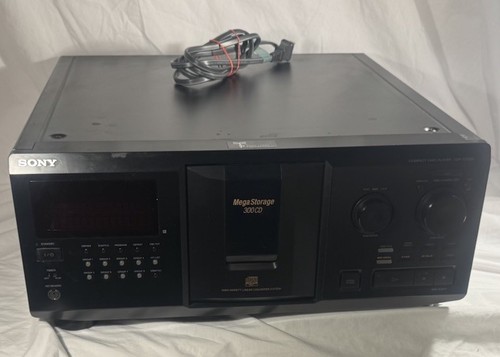 Sony CDP-CX355 300 Disc Mega Storage CD Changer Player No Remote For ...