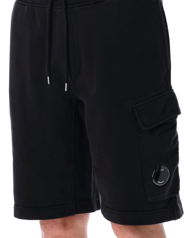 C P COMPANY C.P. Company Cargo Sweat Shorts Men Black Pants | eBay ...
