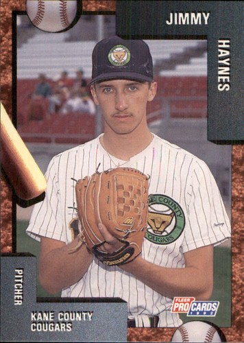 Jimmy Haynes 1992 Fleer ProCards #85 RC Kane County Cougars ...