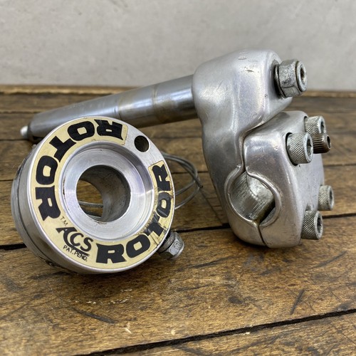 Old School BMX ACS Stem + Rotor Freestyle Potts Neck Gyro 80s Pat ...