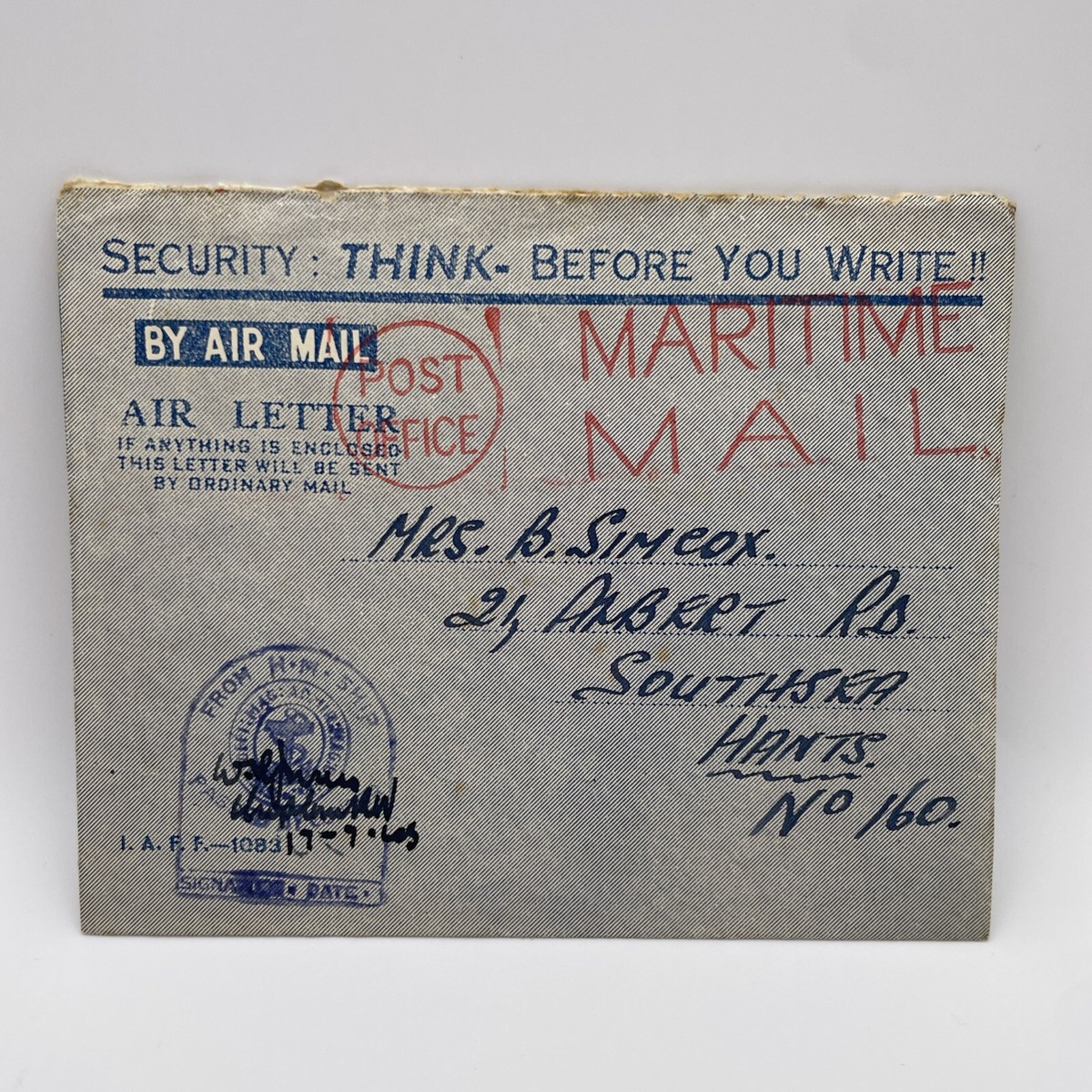 Handwritten Mail Letter