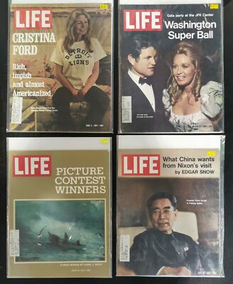 Life Magazines Lot Issued 1971 June 4, June 11 July 9, July 30 | eBay
