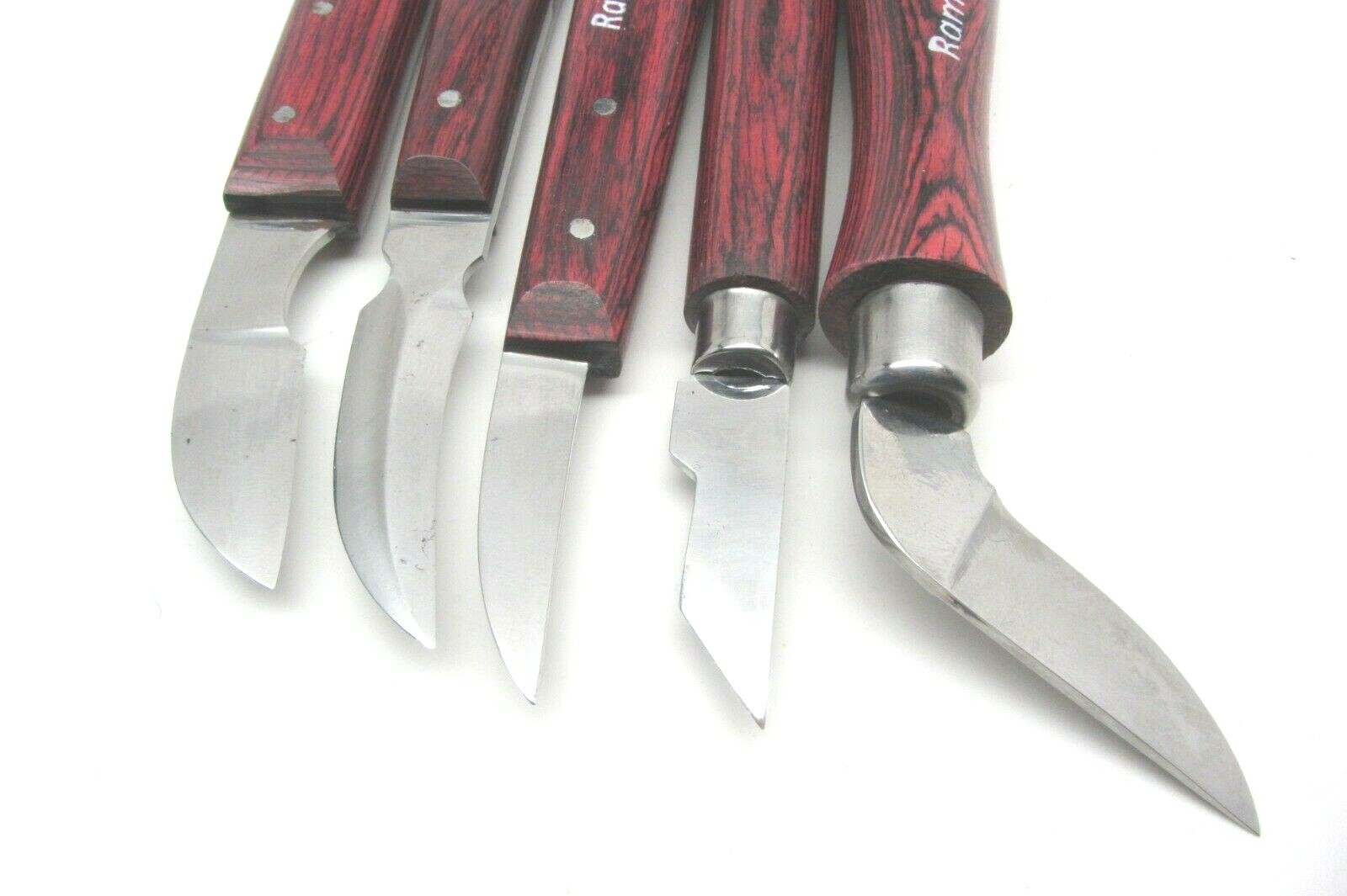 Ramelson Wood Carving Tools Knife Set 10 Pc Whittling Bench Woodworking ...