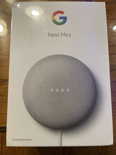 Google Nest Mini 2nd Generation Smart Speaker - Chalk | eBay