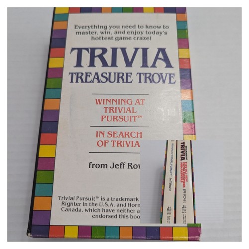 Trivia Treasure Trove Jeff Rovin in search of trivia winning at box set ...
