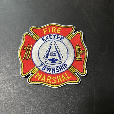 Vintage Used Obsolete Fire Department Patch Exeter Township Fire ...