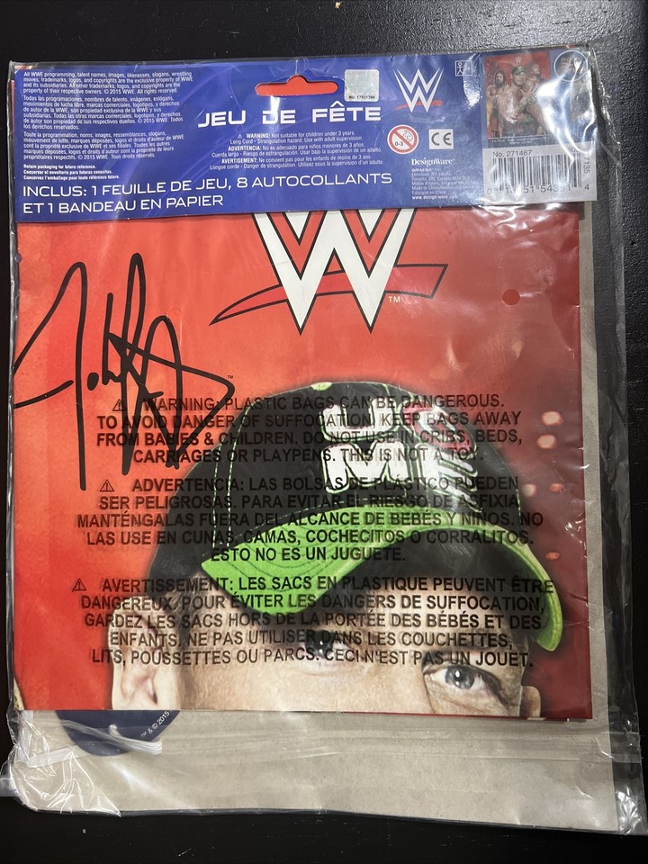 WWE John Cena Birthday Party Game, Place The Sweatband, Stickers ...