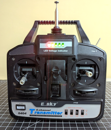 E Sky 4 Channel Transmitter RC Airplane 72 MHz - ET 0404 - Powers on | eBay