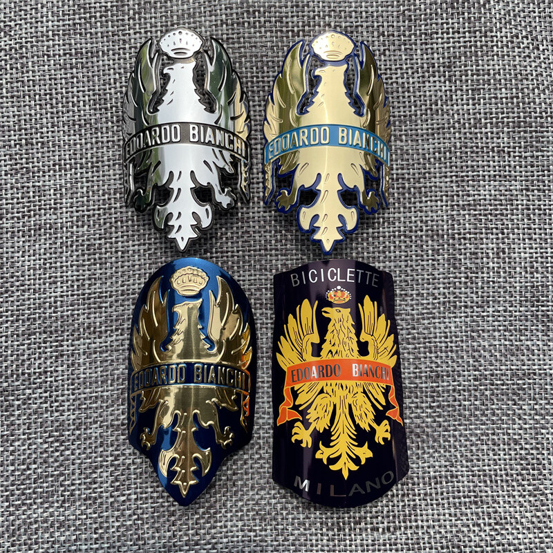 vintage cycling Bicycle Bike Alloy Head Badge Decals Stickers emblem | eBay