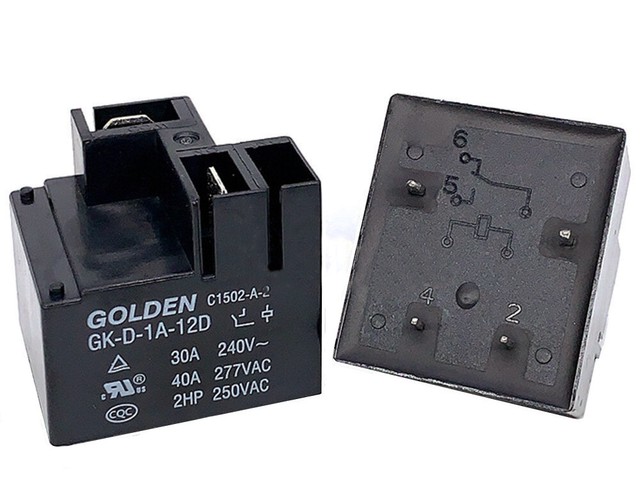 Golden Gk-d-1a-12d Power Relay 12vdc 4pin 40a 277vac for sale online | eBay